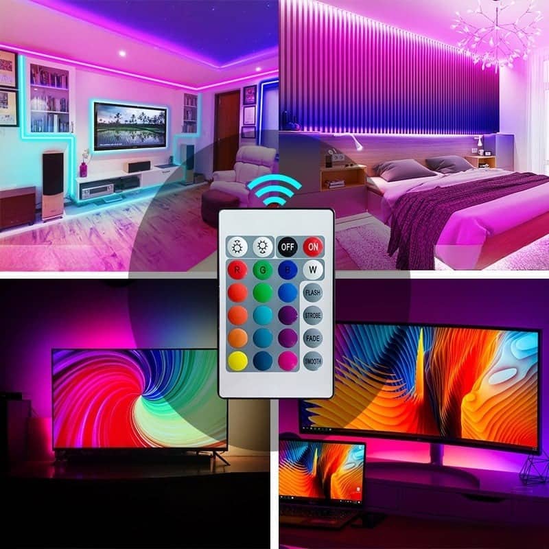 Ruban LED décoratif avec télécommande sans fil - Grimit